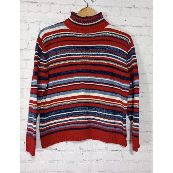 Tiara Inter | Sweaters | Sweater Tiara International Red Blue White ...
